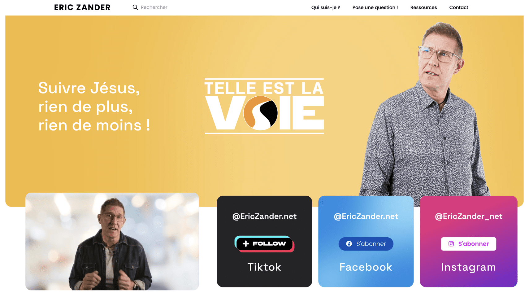Eric Zander - Telle est la voie